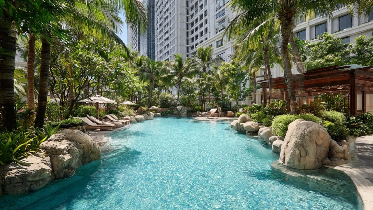 Manila Marriott Hotel - Marriott exudes opulence and grandeur